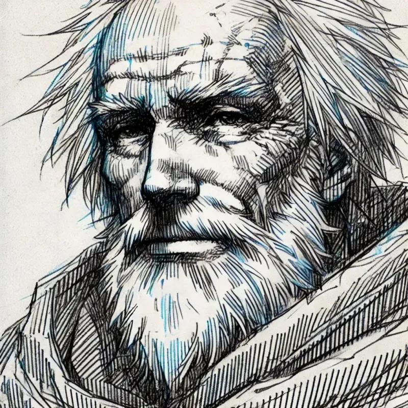 Rough Pencil Sketch Mangastyle Portraits DALL·E Prompt | PromptBase