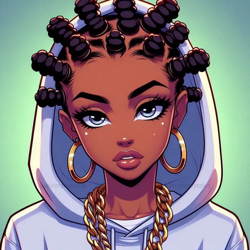 Black Cartoon Character Makers DALL·E Prompt | PromptBase