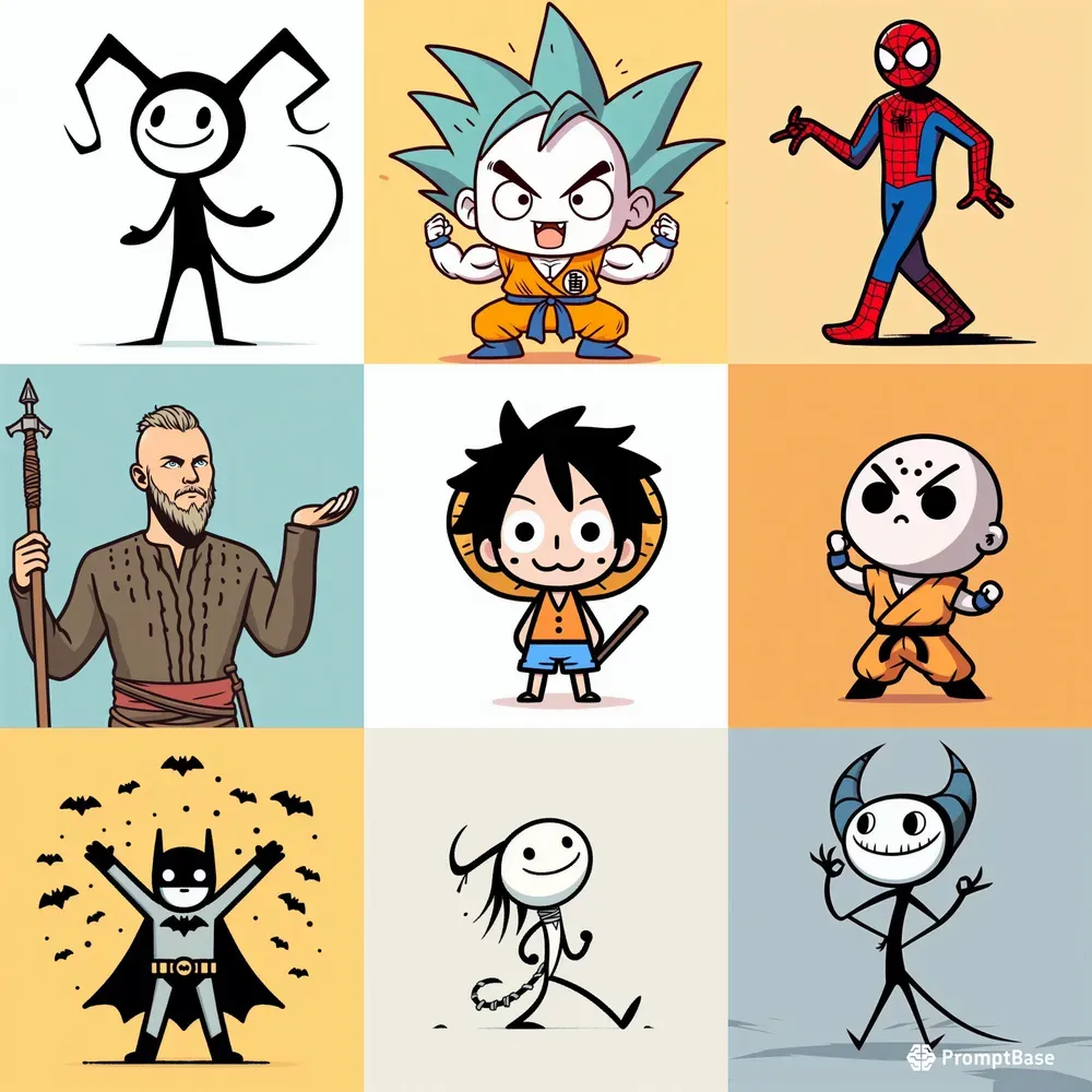 Simple Comics In Allie Brosh Style DALL·E Prompt | PromptBase