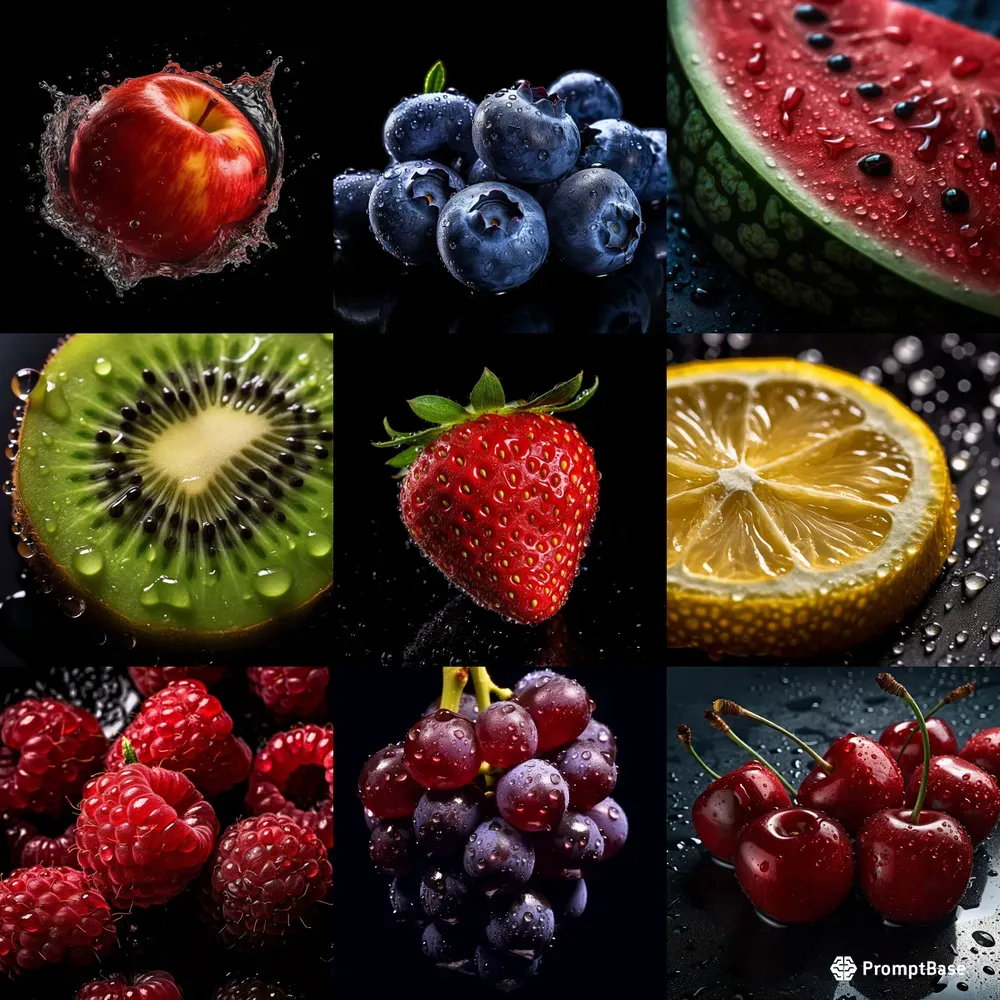Professional Looking Fruit Photographs Midjourney Prompt | PromptBase
