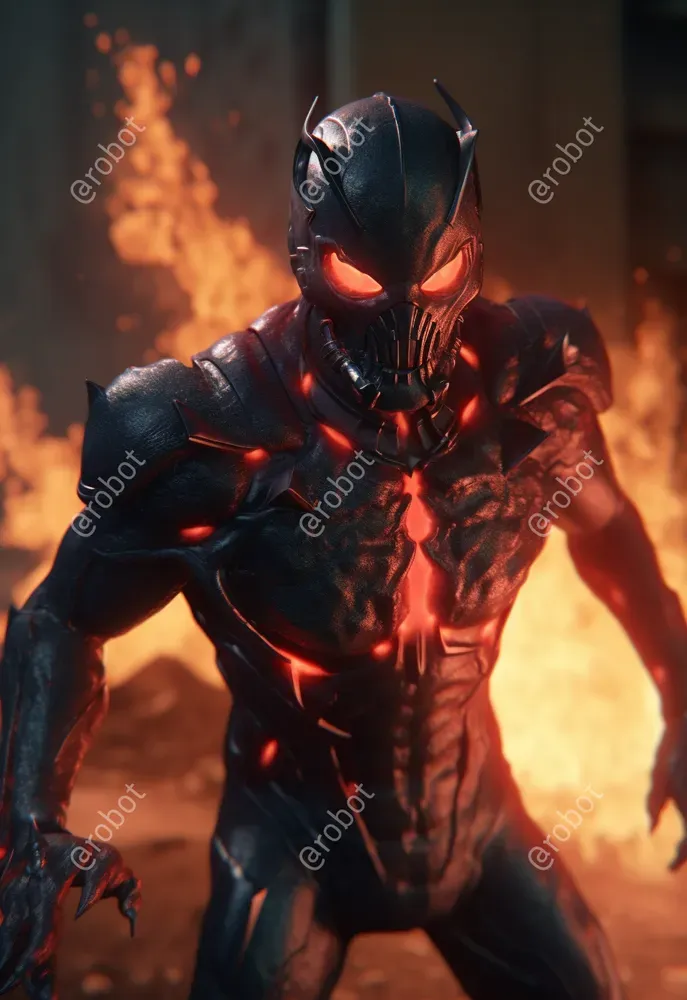 High Definition Demonic Marvel Heroes Midjourney Prompt | PromptBase