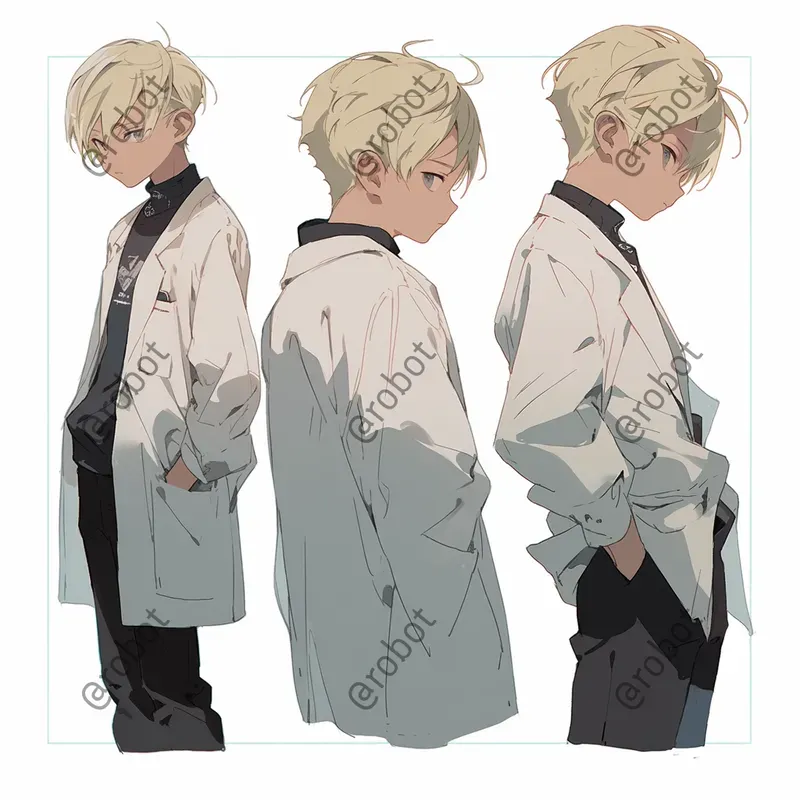 Dynamic 2D Character Poses Midjourney Prompt | PromptBase