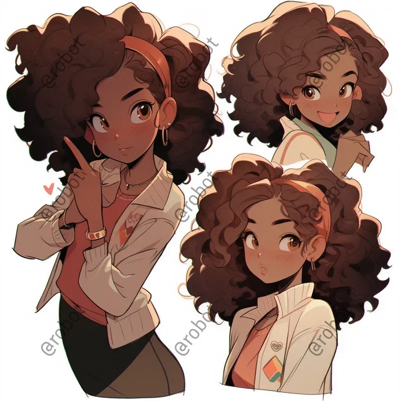 Dynamic 2D Character Poses Midjourney Prompt | PromptBase