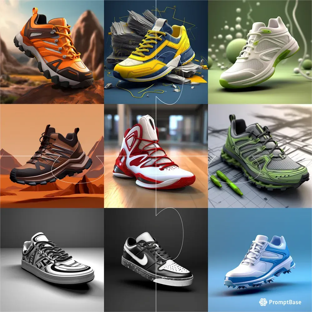 Sneaker Designs Midjourney Prompt | PromptBase