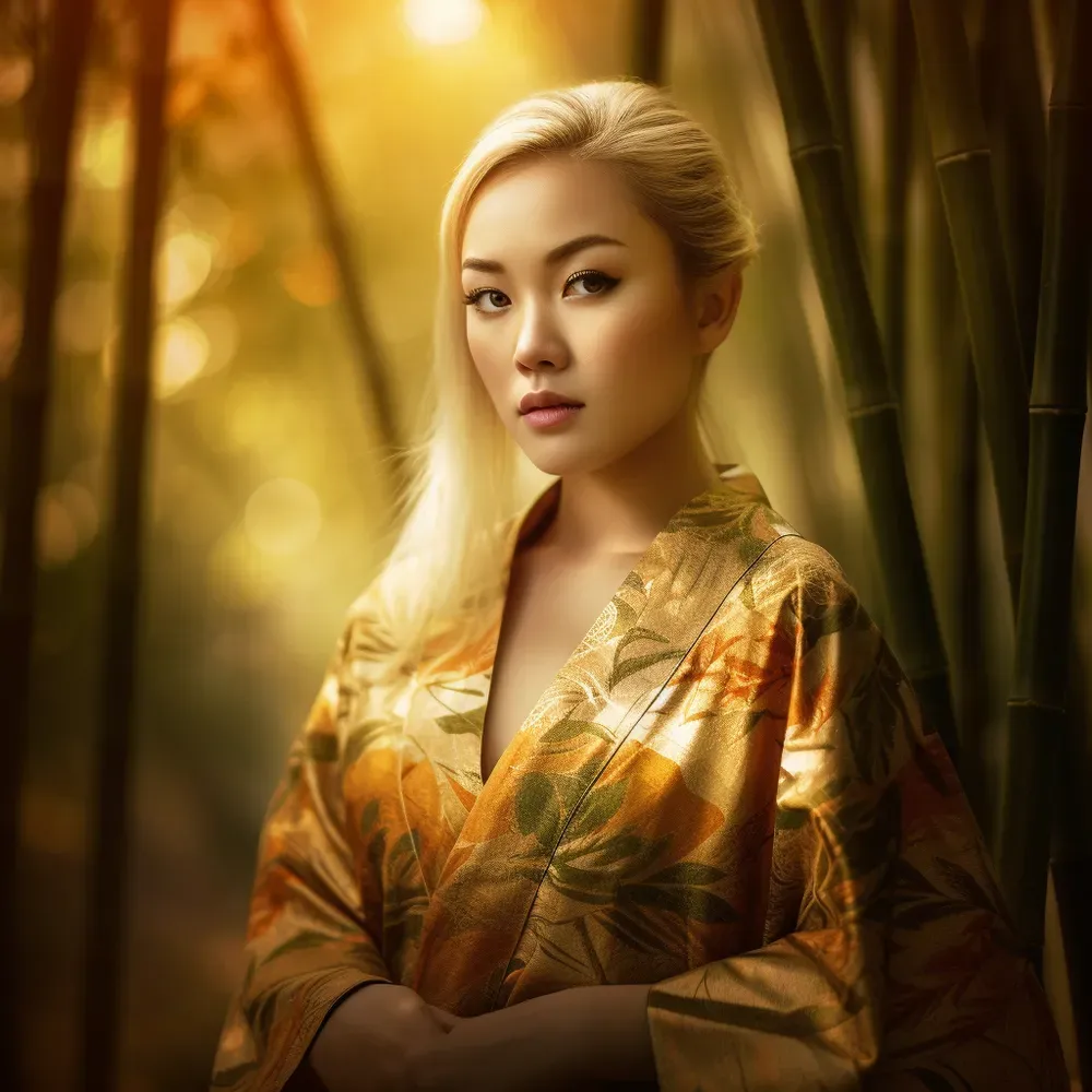 Sunset Female Models Midjourney Prompt | PromptBase