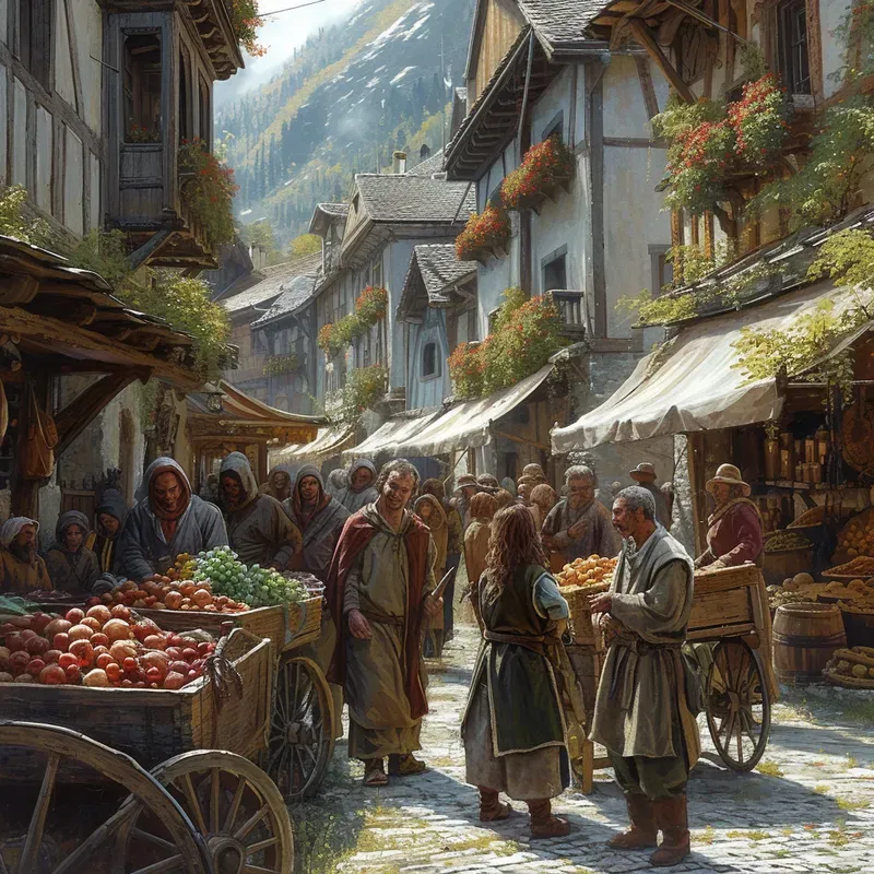 Medieval Daily Rhythms Midjourney Prompt | PromptBase