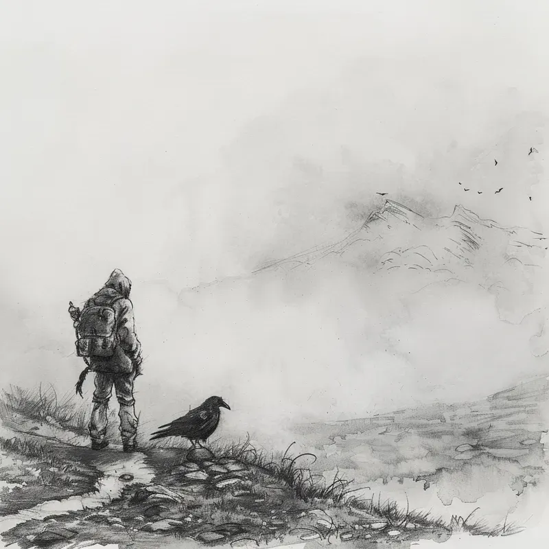 Ink Wanderings Midjourney Prompt | PromptBase