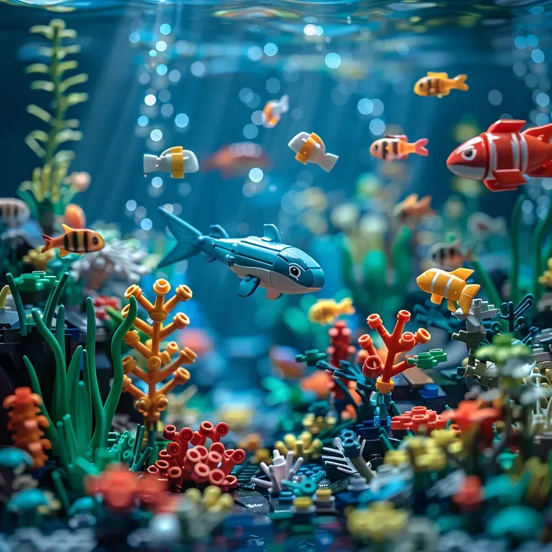 Lego Landscapes Midjourney Prompt | PromptBase