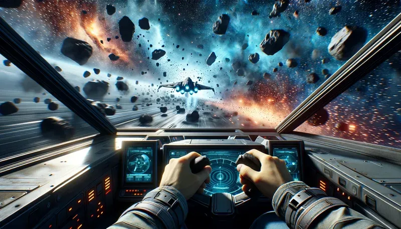 Racing Videogame 1st Person Screenshots DALL·E Prompt | PromptBase