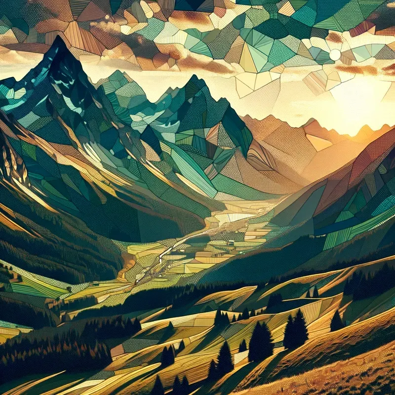 Future Tech Mosaic Graffiti Artworks DALL·E Prompt | PromptBase