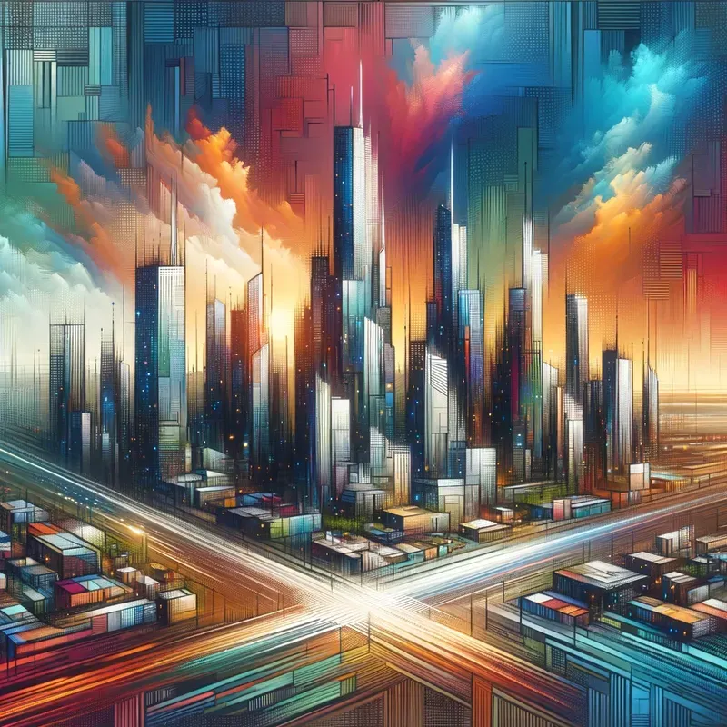 Future Tech Mosaic Graffiti Artworks DALL·E Prompt | PromptBase