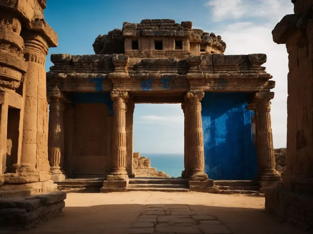 Past And Future Blended Striking Scenes Leonardo Ai Prompt | PromptBase