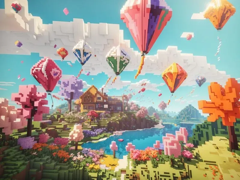 Minecraft Decorational Season Screenshots Leonardo Ai Prompt | PromptBase