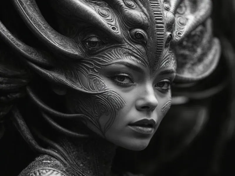 Hyper Realistic Grayscale Portraits Leonardo Ai Prompt | PromptBase