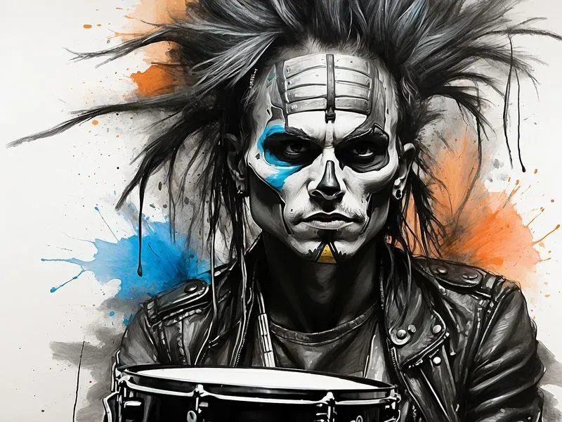 Toxic Punk Character Illustration Art Leonardo Ai Prompt | PromptBase