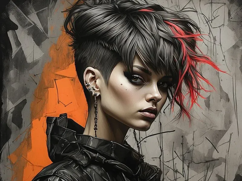 Toxic Punk Character Illustration Art Leonardo Ai Prompt | PromptBase