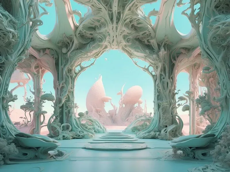 Rococo Scifi Pastel Artworks Leonardo Ai Prompt | PromptBase