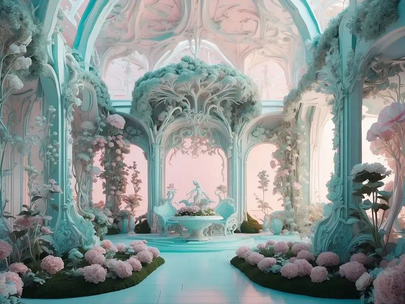 Rococo Scifi Pastel Artworks Leonardo Ai Prompt | PromptBase