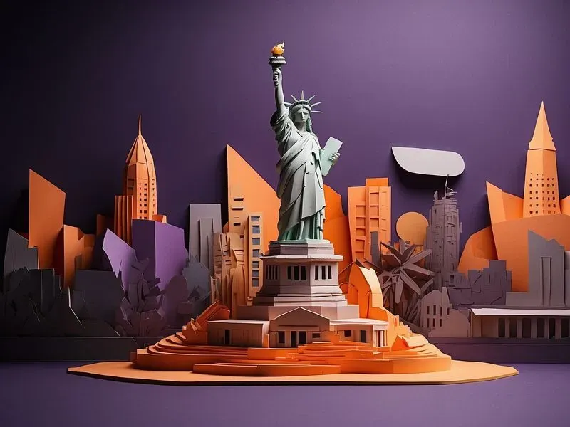 Iconic Structures Paper Buildings Leonardo Ai Prompt | PromptBase