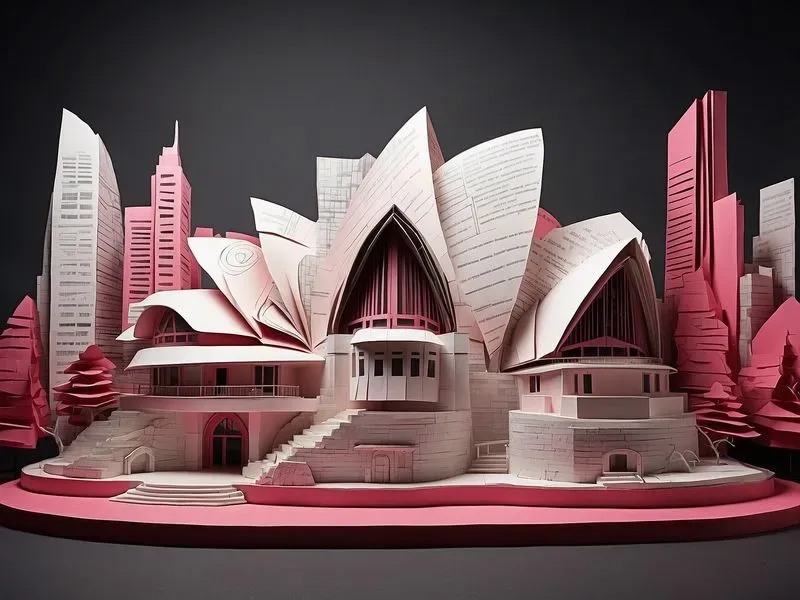 Iconic Structures Paper Buildings Leonardo Ai Prompt | PromptBase