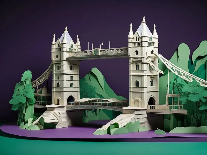 Iconic Structures Paper Buildings Leonardo Ai Prompt | PromptBase