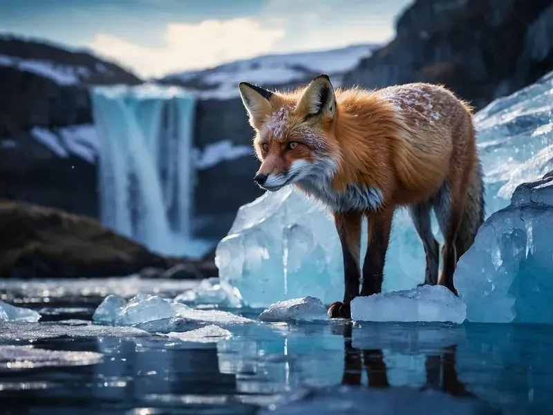 Subjects In Frozen Falls Style Artworks Leonardo Ai Prompt | PromptBase