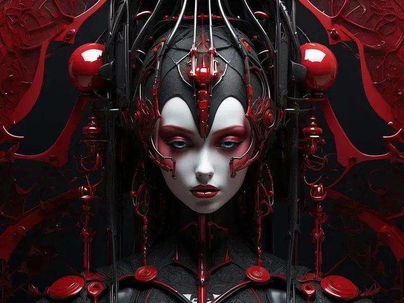 Neo Gothic Cyber Fantasy Artworks Leonardo Ai Prompt | PromptBase
