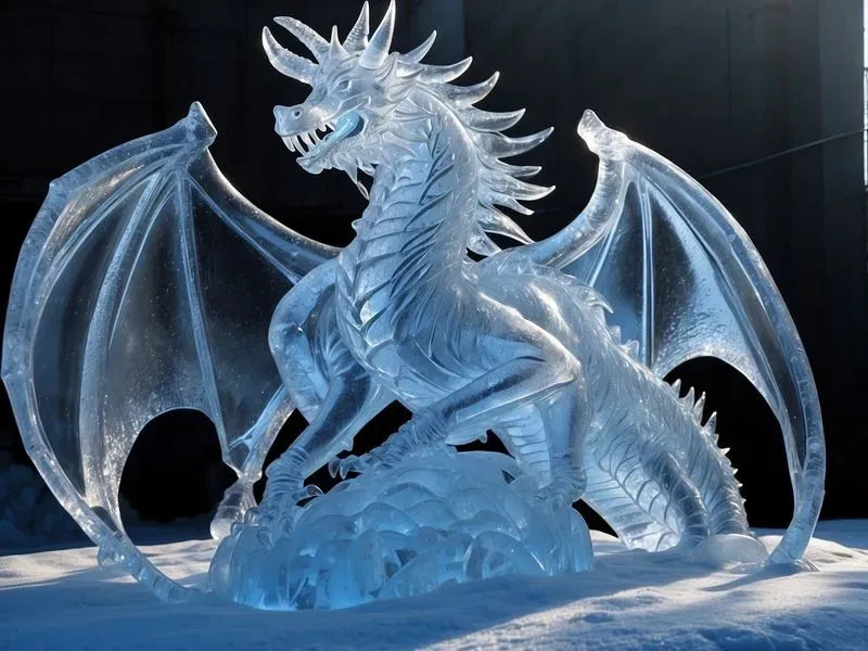 Translucent Ice Sculpture Artworks Leonardo Ai Prompt | PromptBase