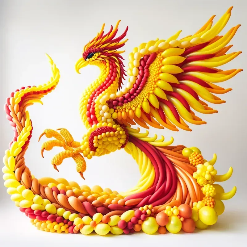 Colorful Balloon Art DALL·E Prompt | PromptBase