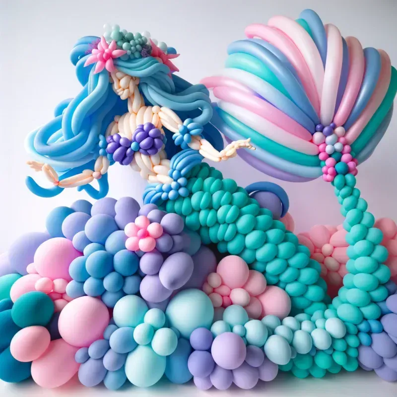 Colorful Balloon Art DALL·E Prompt | PromptBase