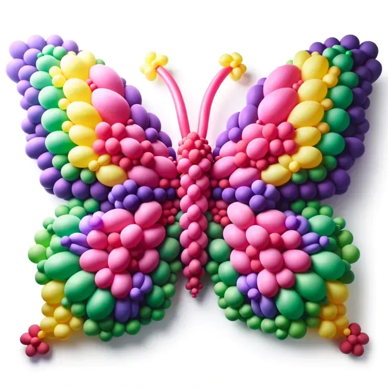Colorful Balloon Art DALL·E Prompt | PromptBase