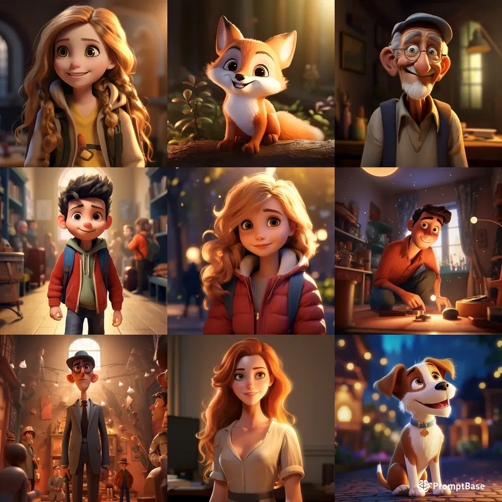 Stunning 3D Characters Midjourney Prompt | PromptBase