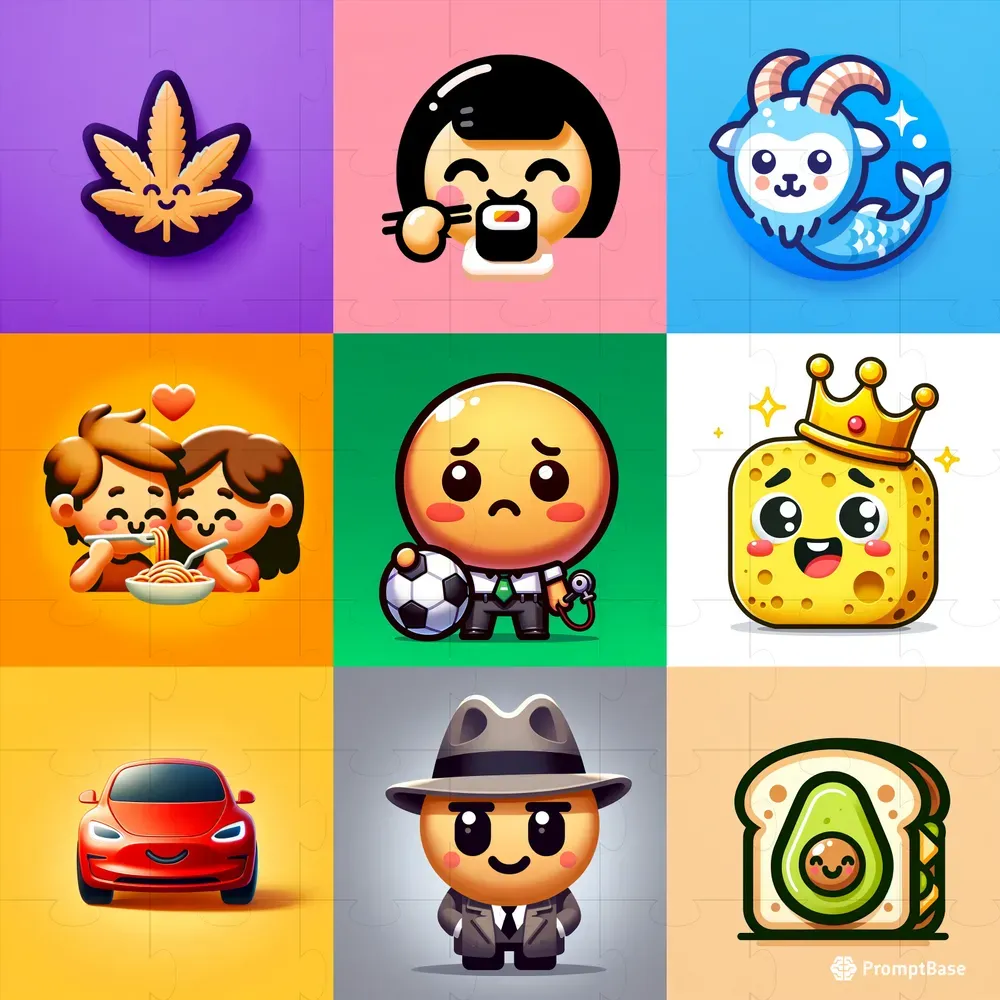Cute And Fun Emojis DALL·E Prompt | PromptBase
