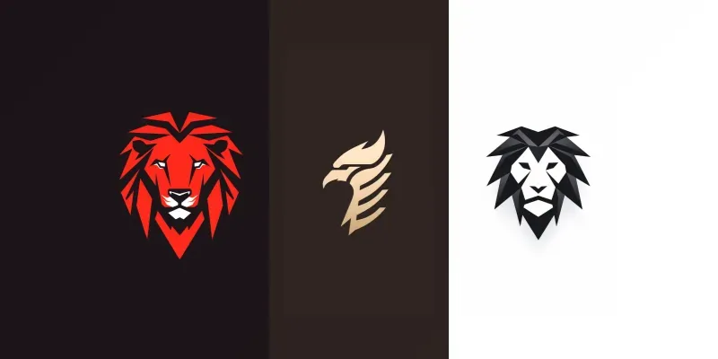 Minimalism Geometric Vector Animal Logos Midjourney Prompt | PromptBase