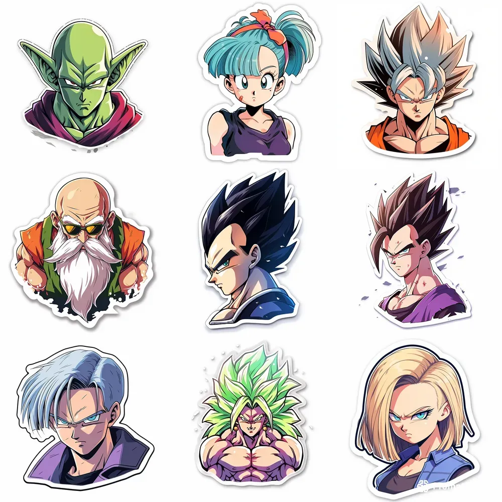Dragon Ball Super Stickers Midjourney Prompt | PromptBase