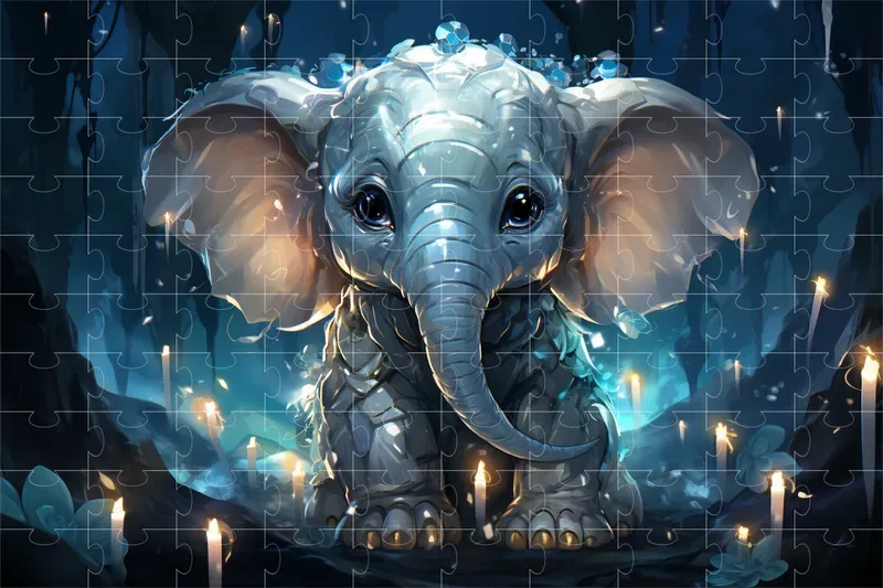 Animals Synchronism Art Midjourney Prompt | PromptBase