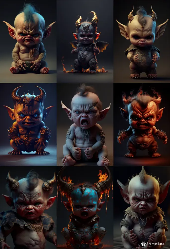 Demon Babies Midjourney Prompt | PromptBase