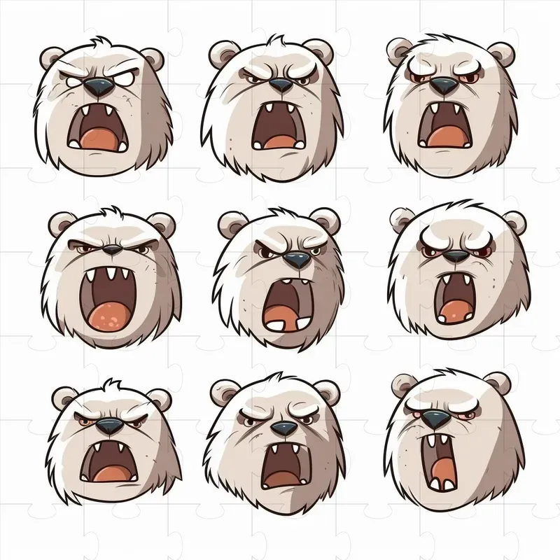 Simple Twitch Emote Illustrations Midjourney Prompt | PromptBase