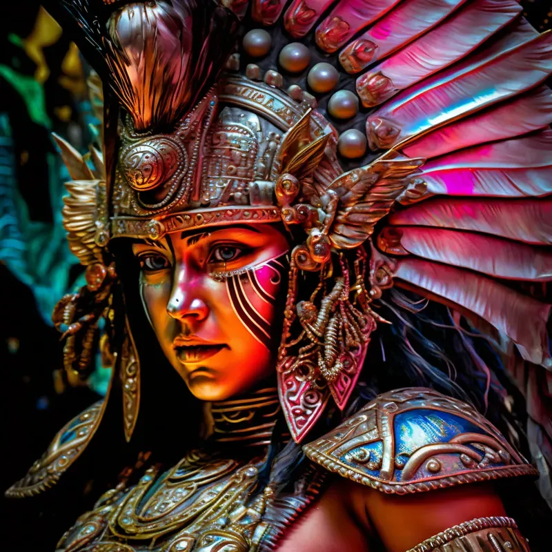 Aztec Warrior Queens Midjourney Prompt | PromptBase