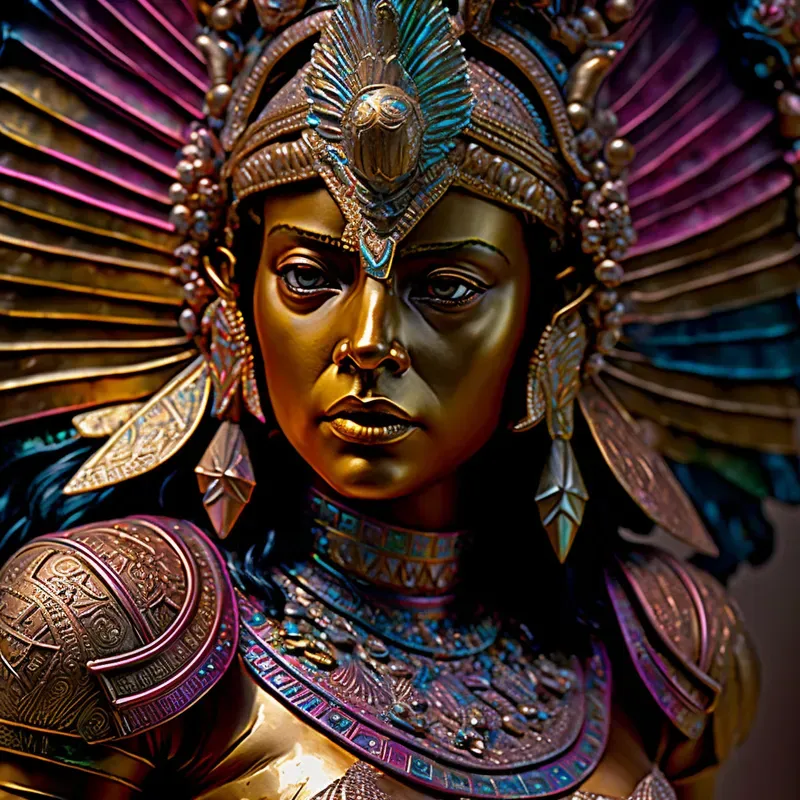 Aztec Warrior Queens Midjourney Prompt | PromptBase