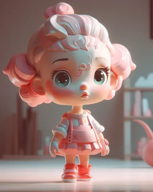 Pop Mart Toy Characters Midjourney Prompt | PromptBase