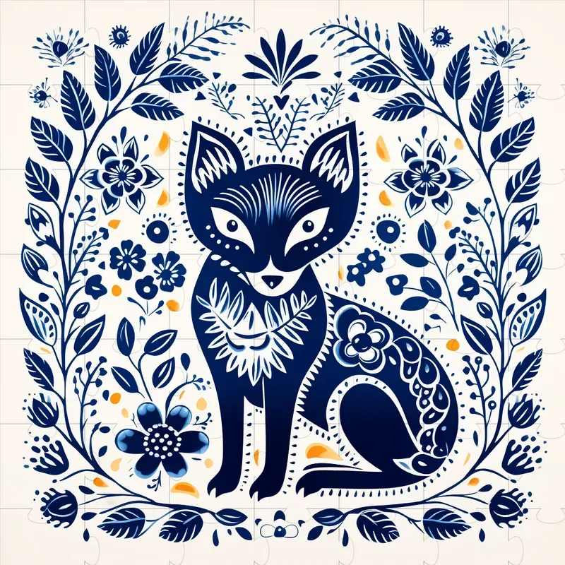 Danish Nordic Traditional Folk Patterns Midjourney Prompt | PromptBase