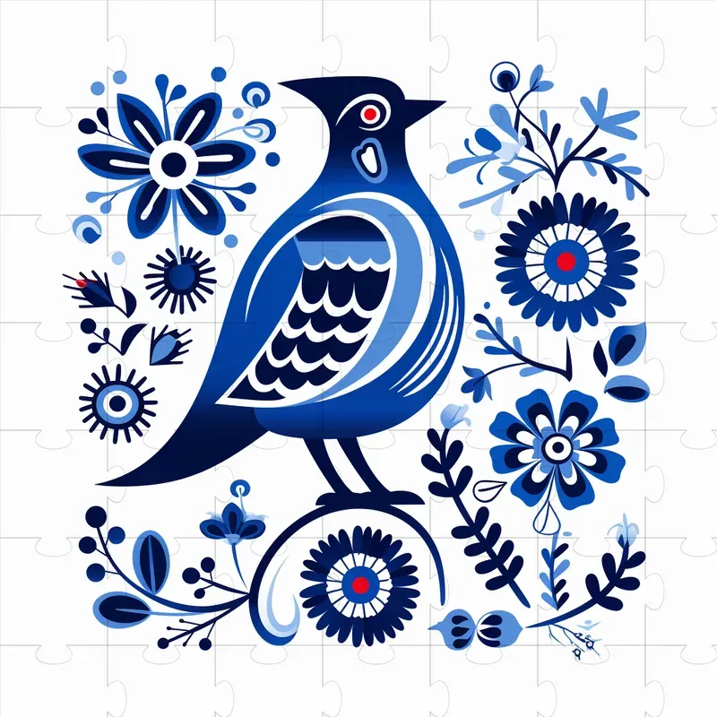 Danish Nordic Traditional Folk Patterns Midjourney Prompt | PromptBase