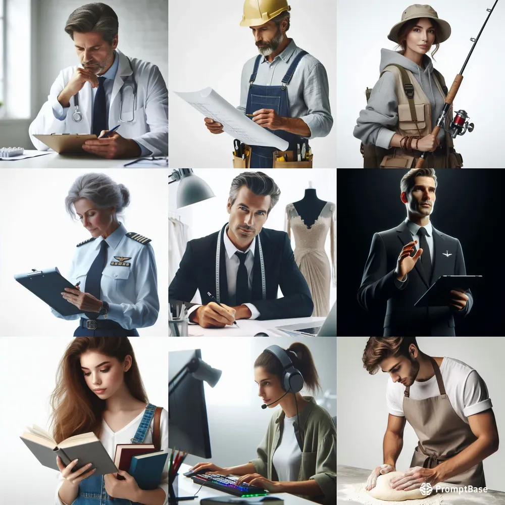 Profession Stock Photos DALL·E Prompt | PromptBase