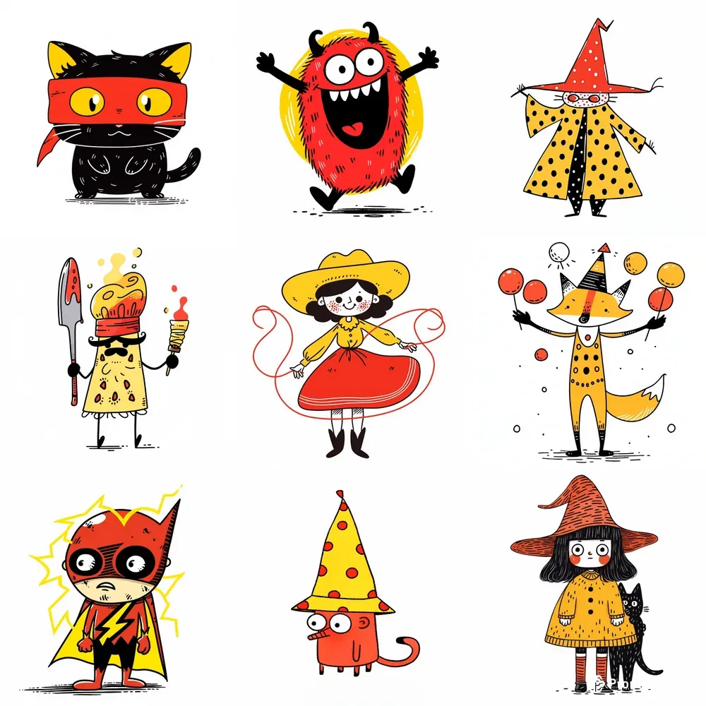 Whimsical Characters Art Midjourney Prompt | PromptBase