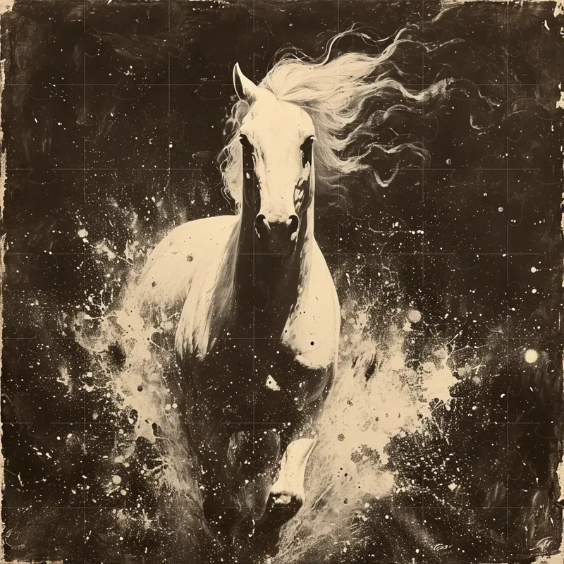 Monochromatic Ink Portraits Midjourney Prompt | PromptBase