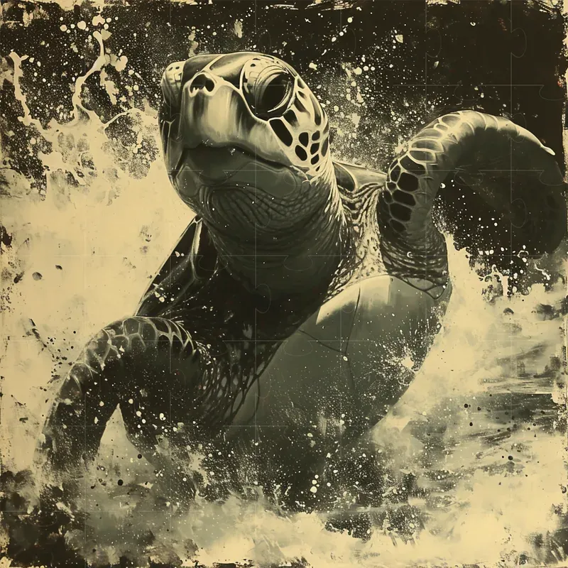 Monochromatic Ink Portraits Midjourney Prompt | PromptBase