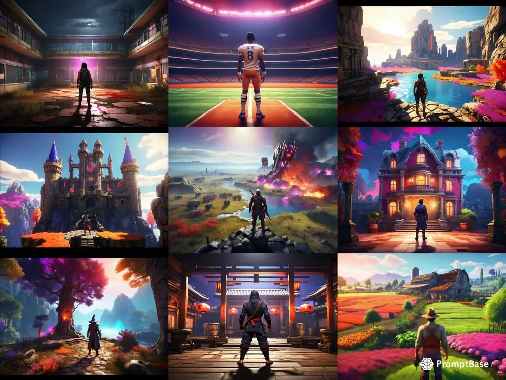 Videogame Screenshots 3rd Person Views Leonardo Ai Prompt | PromptBase