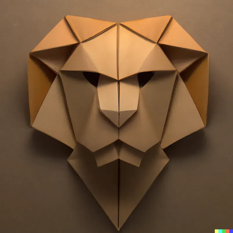 Origami Animal Masks DALL·E Prompt | PromptBase