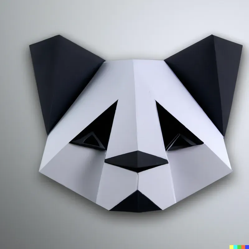Origami Animal Masks DALL·E Prompt | PromptBase